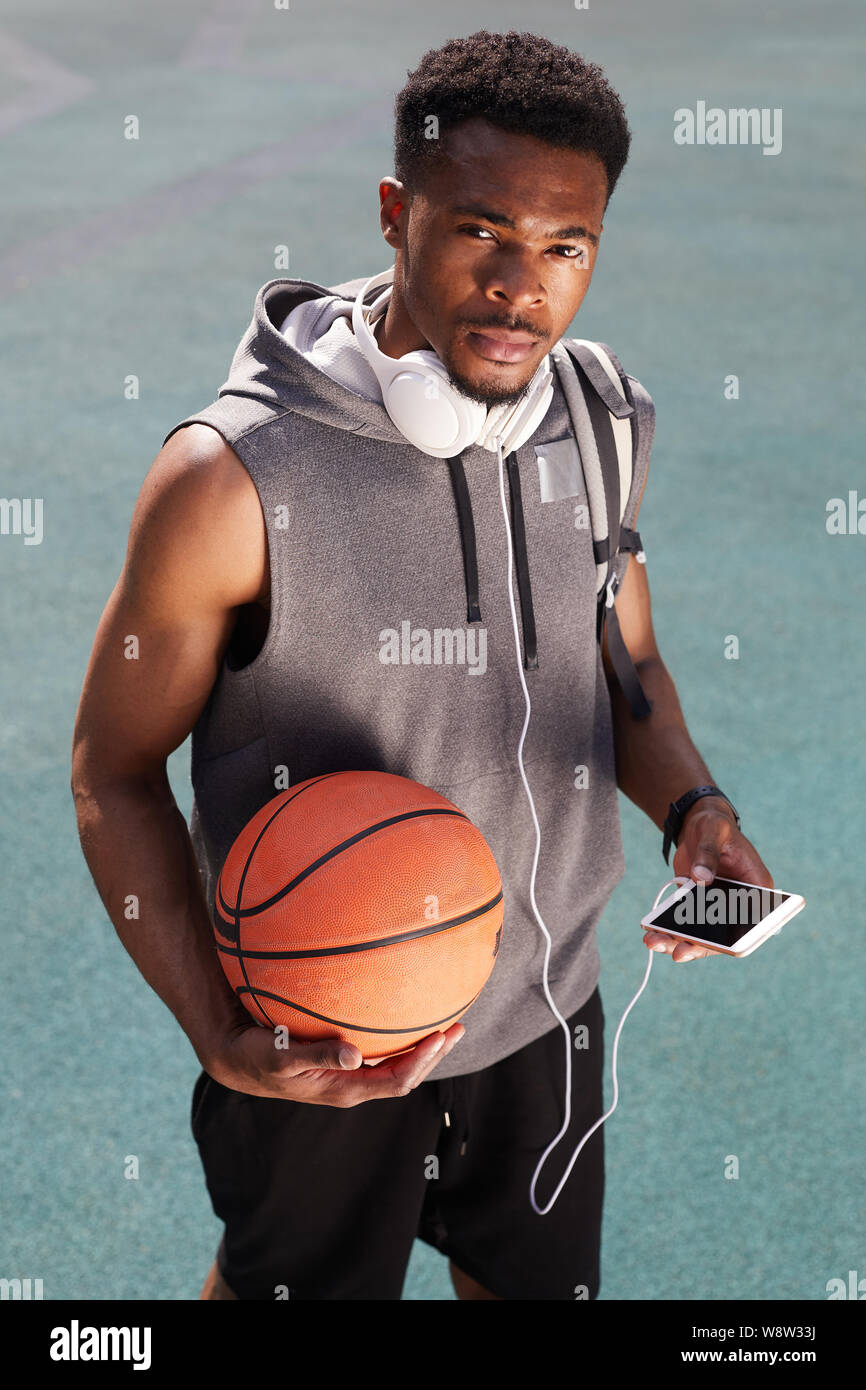 Exhausted Basketball Player