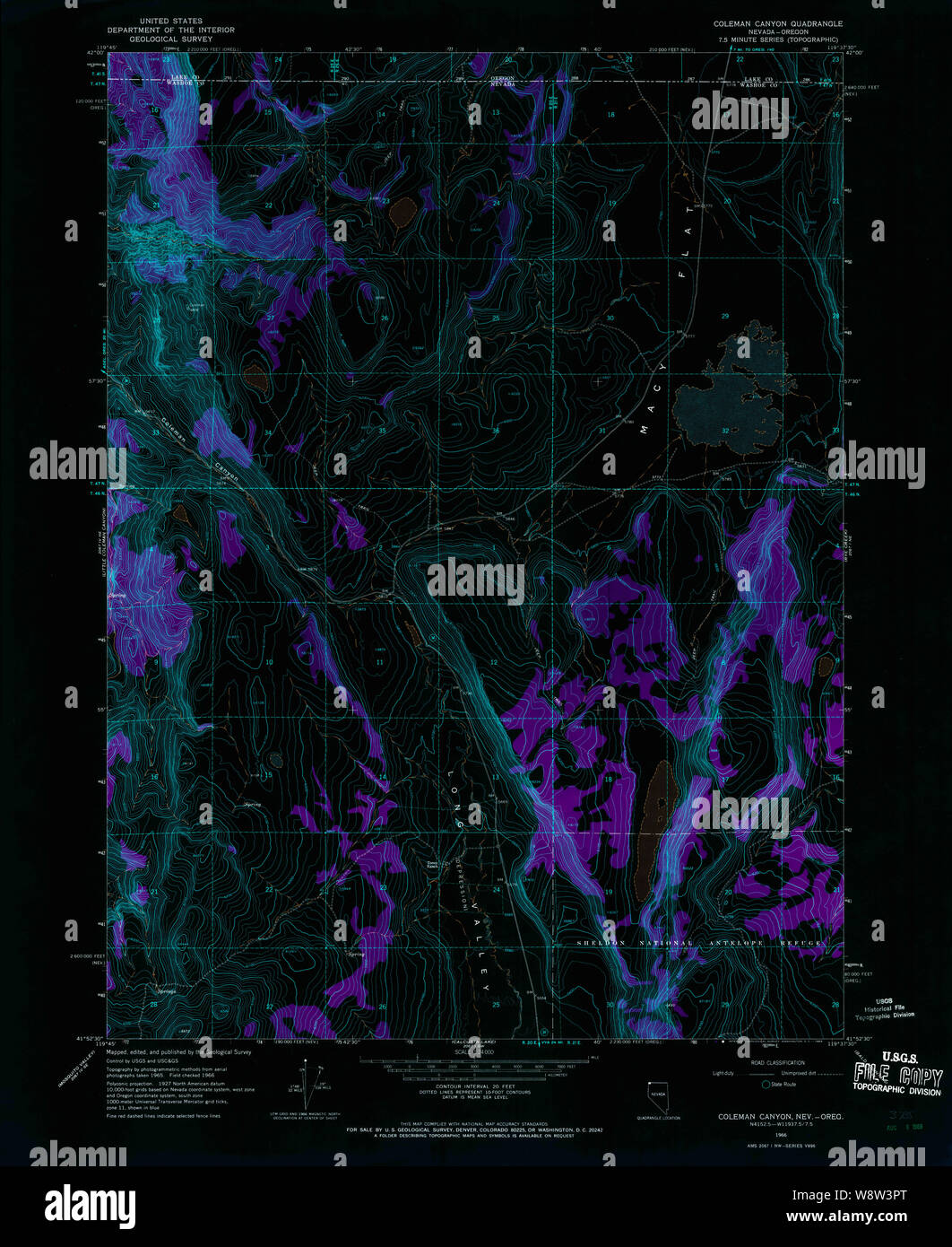 Map of coleman hi-res stock photography and images - Alamy