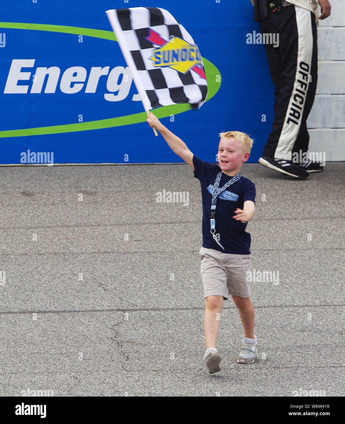 Brooklyn, Michigan, USA. 11th Aug, 2019. Monster Energy NASCAR driver ...
