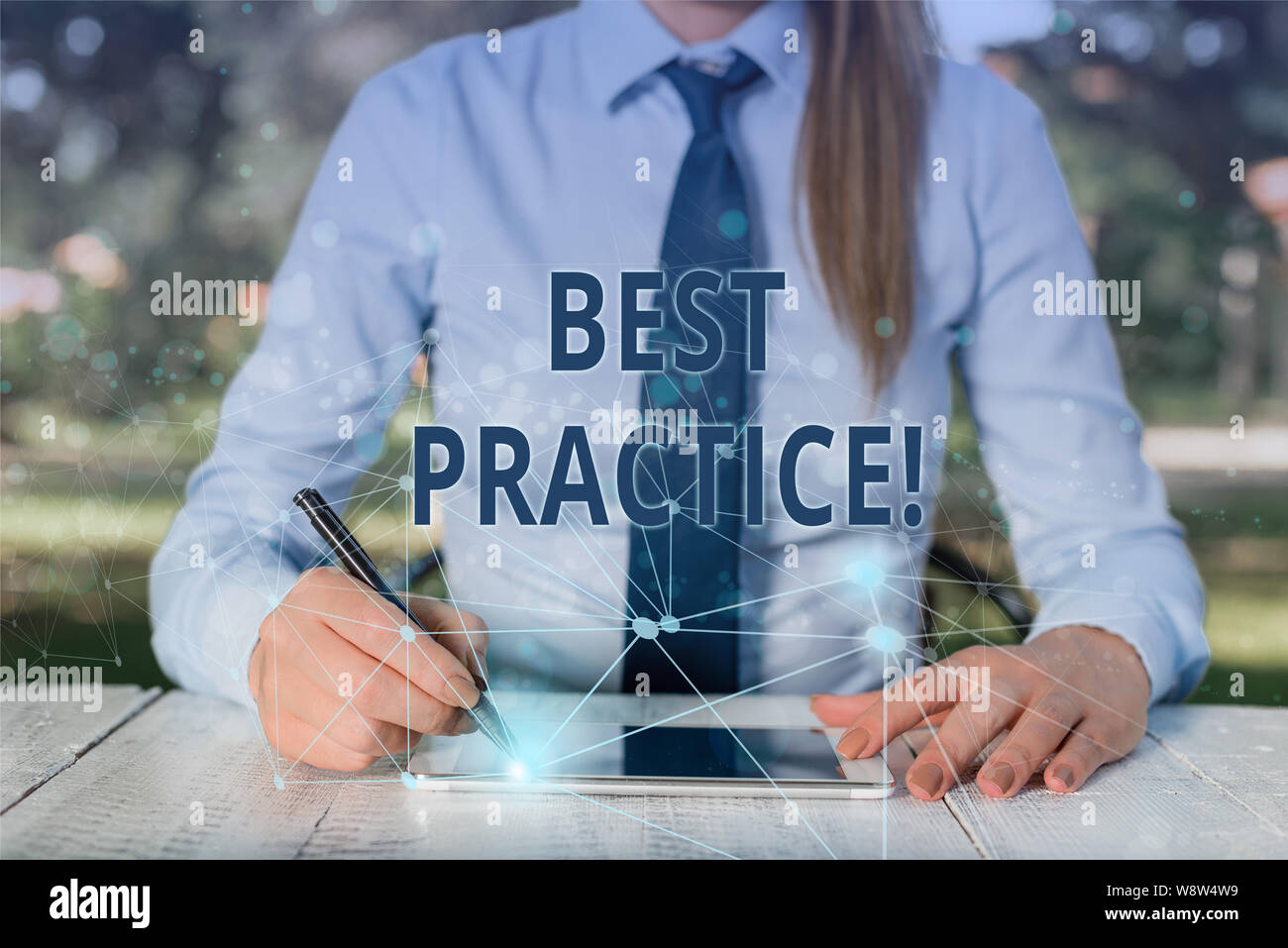 Conceptual hand writing showing Best Practice. Concept meaning ...