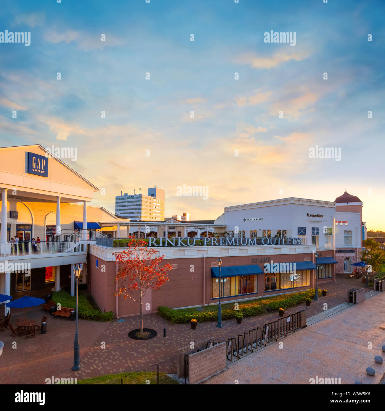 Osaka, Japan - October 29 2018: Rinku Premium Outlets located across ...