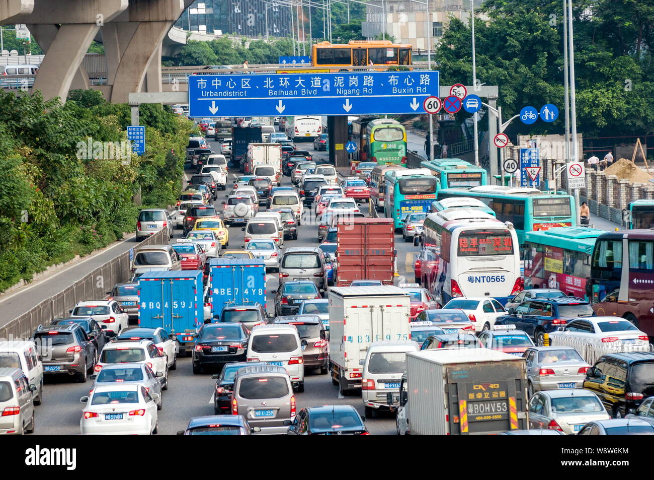 Car rush hours city hi-res stock photography and images - Alamy