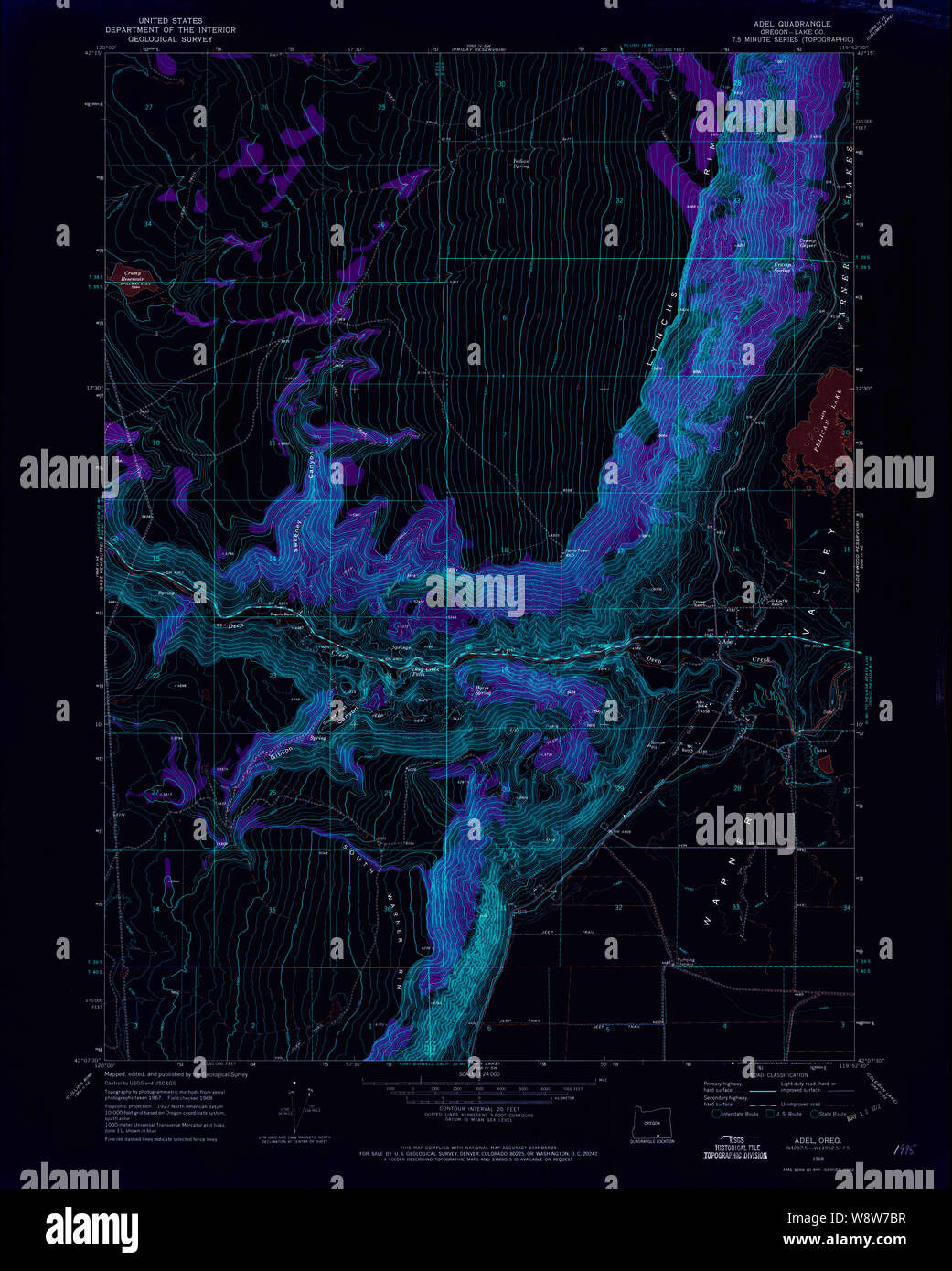 Map of adel hi-res stock photography and images - Alamy