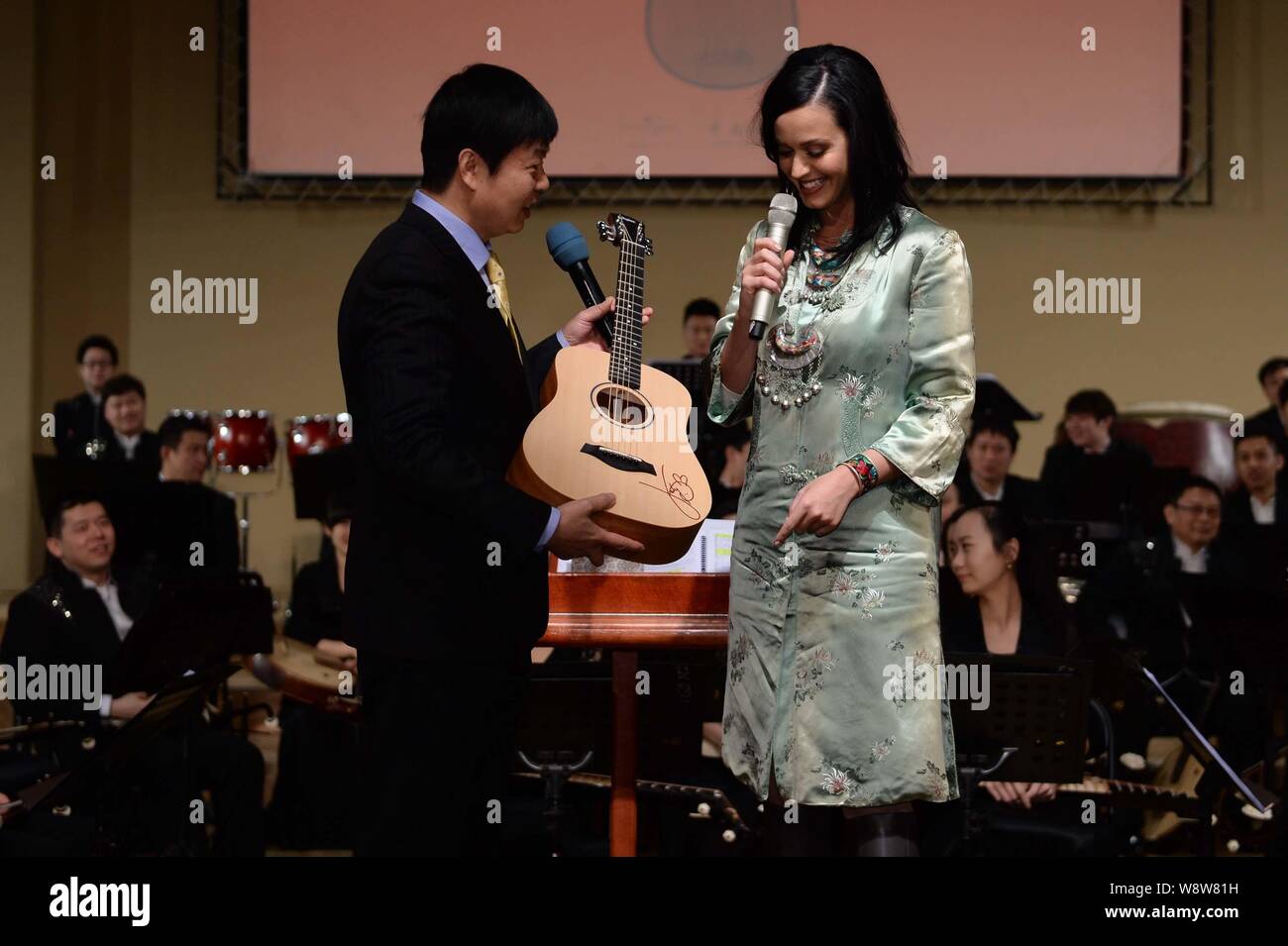 American singer Katheryn Elizabeth Hudson, better known by her stage ...