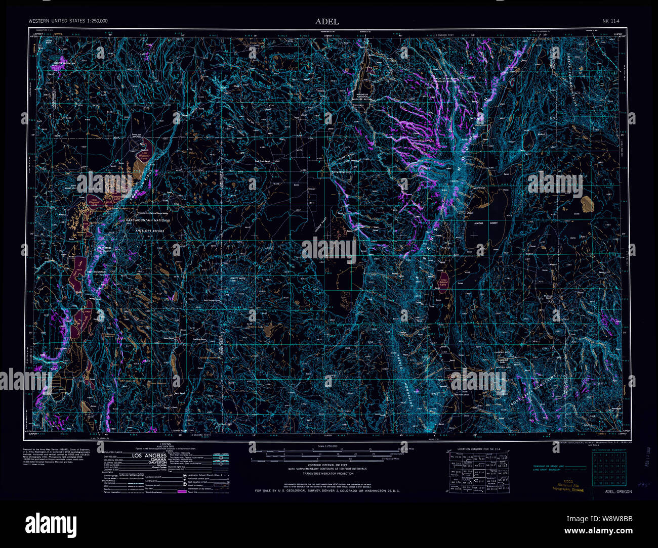 Map of adel hi-res stock photography and images - Alamy