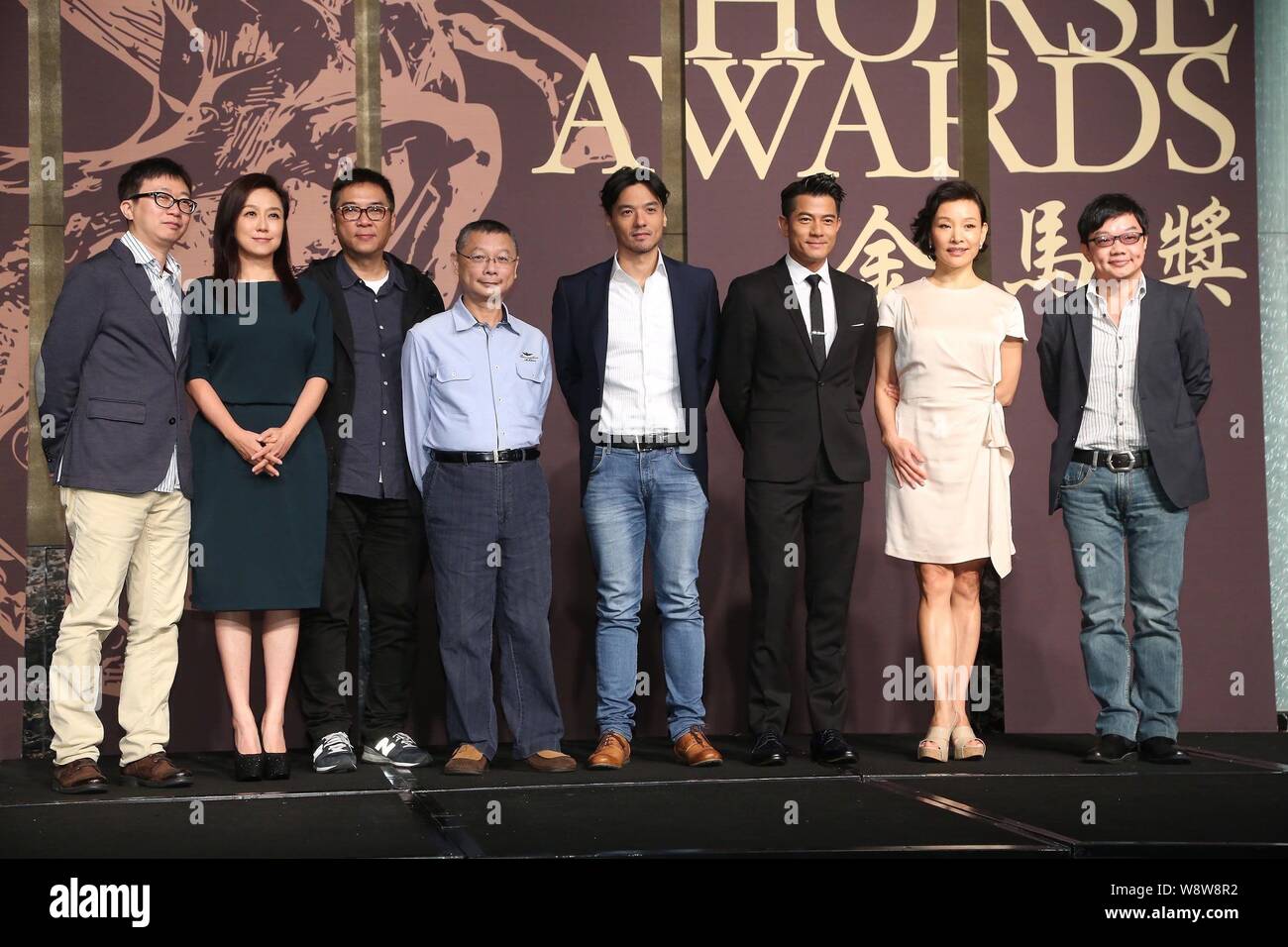 (From left) Jury members: Hong Kong actor Cyrus Wong, Taiwanese singer ...