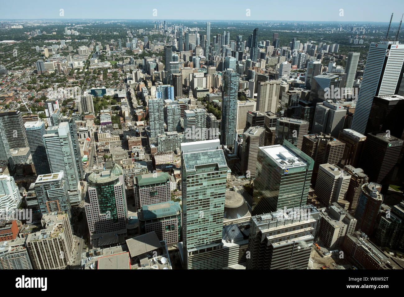 Aerial downtown toronto hi-res stock photography and images - Alamy