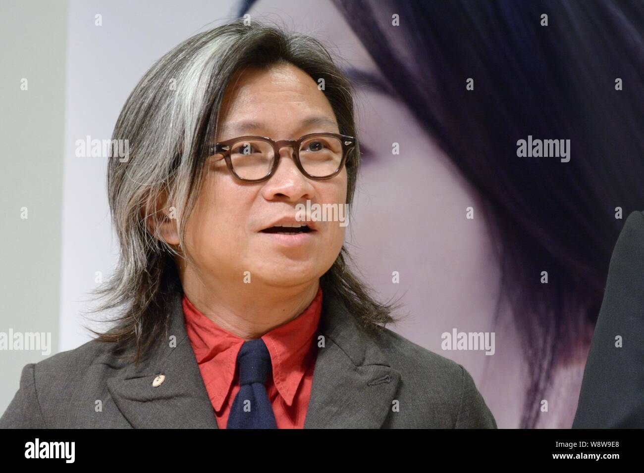 Hong Kong director Peter Chan speaks during a promotional event for his ...