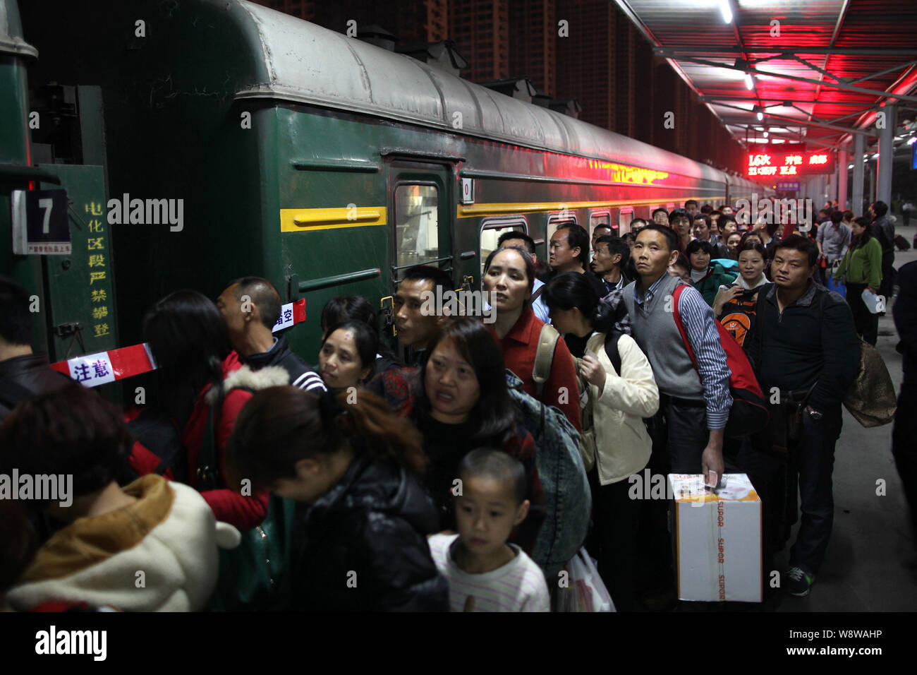 Chinese new year green train hi-res stock photography and images - Alamy