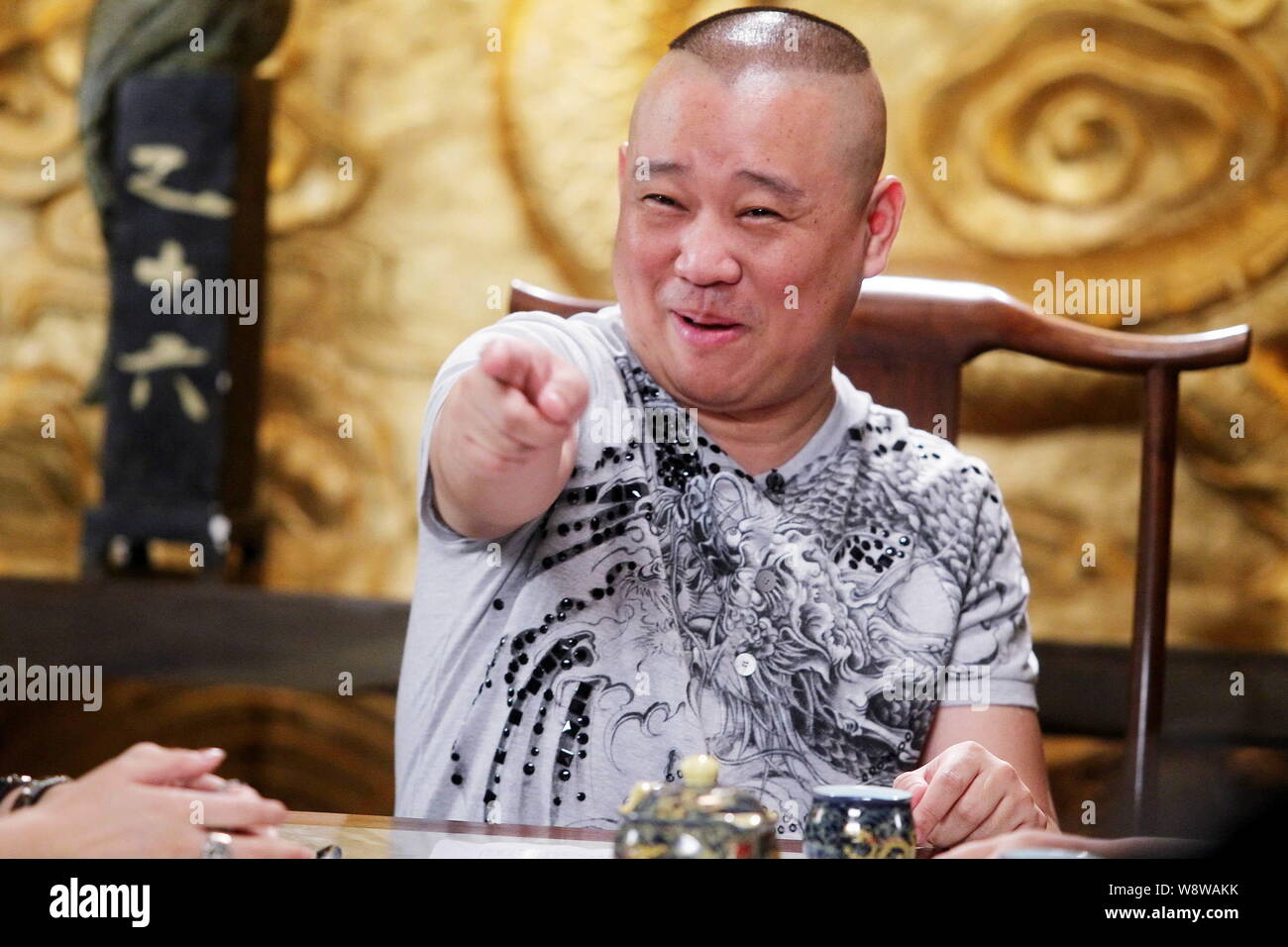 --FILE--Chinese comedian and crosstalk actor Guo Degang is pictured at ...
