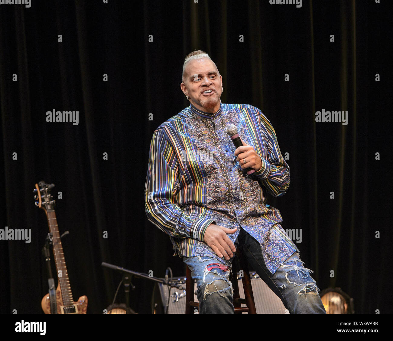 August 10, 2019, South Orange, New Jersey, U.S: SINBAD played a sold out show at SOPAC - South ...
