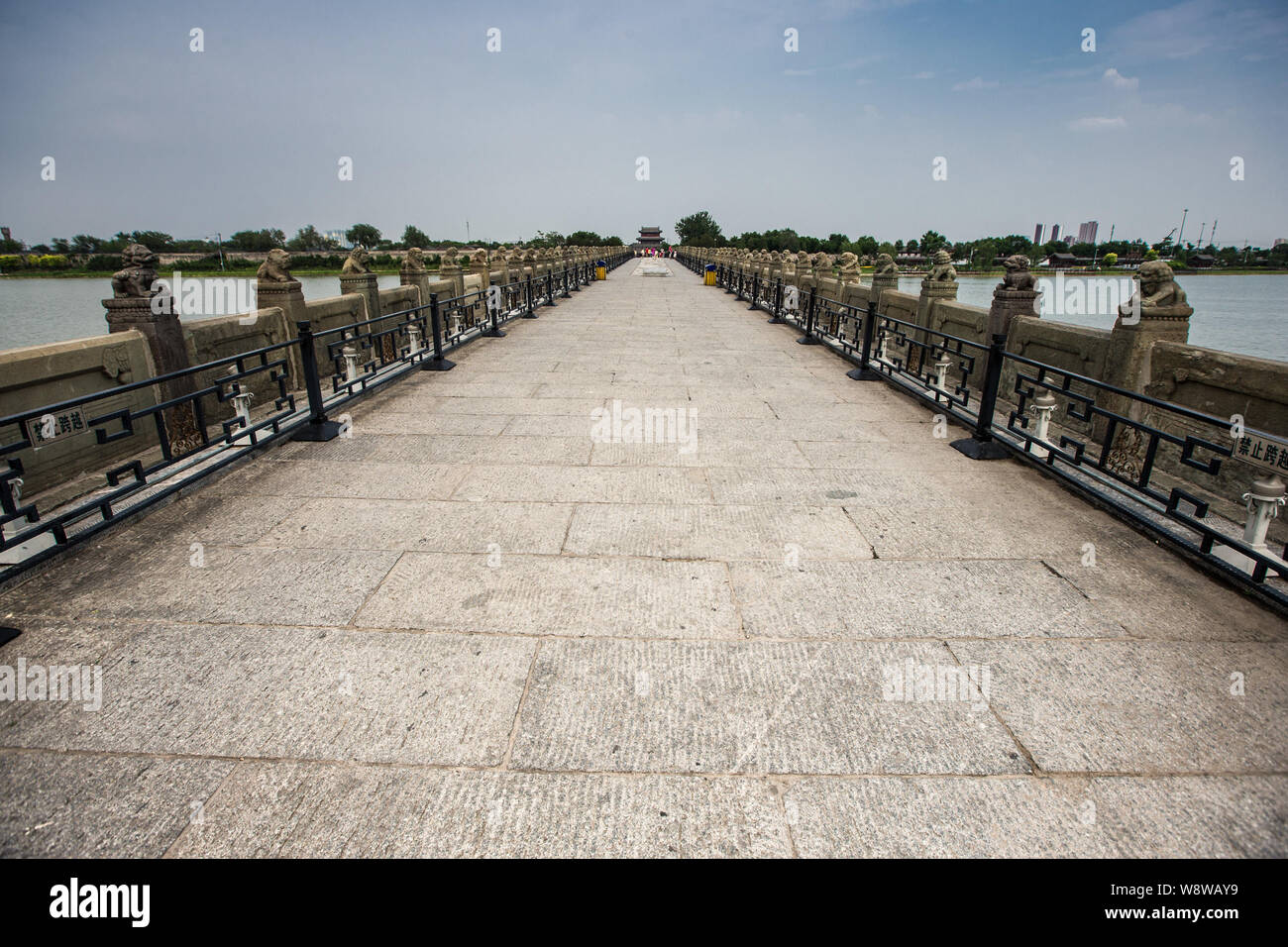 --FILE--View of the Lugou Bridge, also called the Marco Polo Bridge, in ...