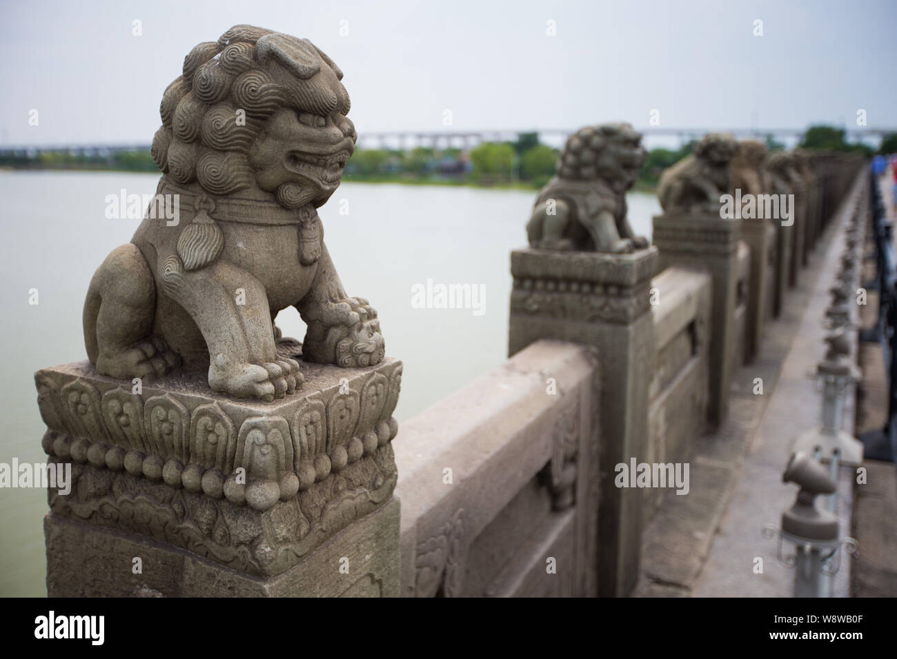 --FILE--View of the Lugou Bridge, also called the Marco Polo Bridge, in ...