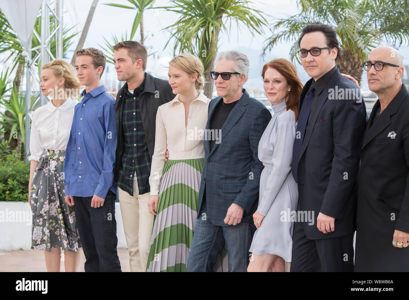 (From left) Canadian actress Sarah Gadon, actor Evan Bird, English ...
