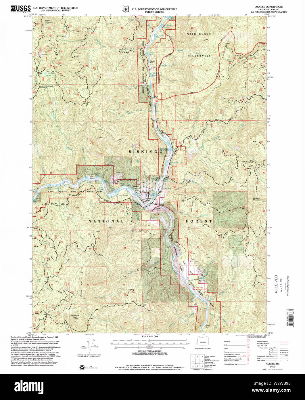 Agness oregon map Cut Out Stock Images & Pictures - Alamy