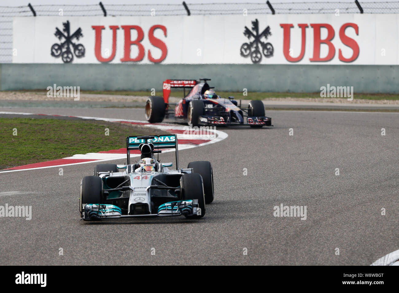 British F1 driver Lewis Hamilton of Mercedes AMG Petronas F1 Team ...