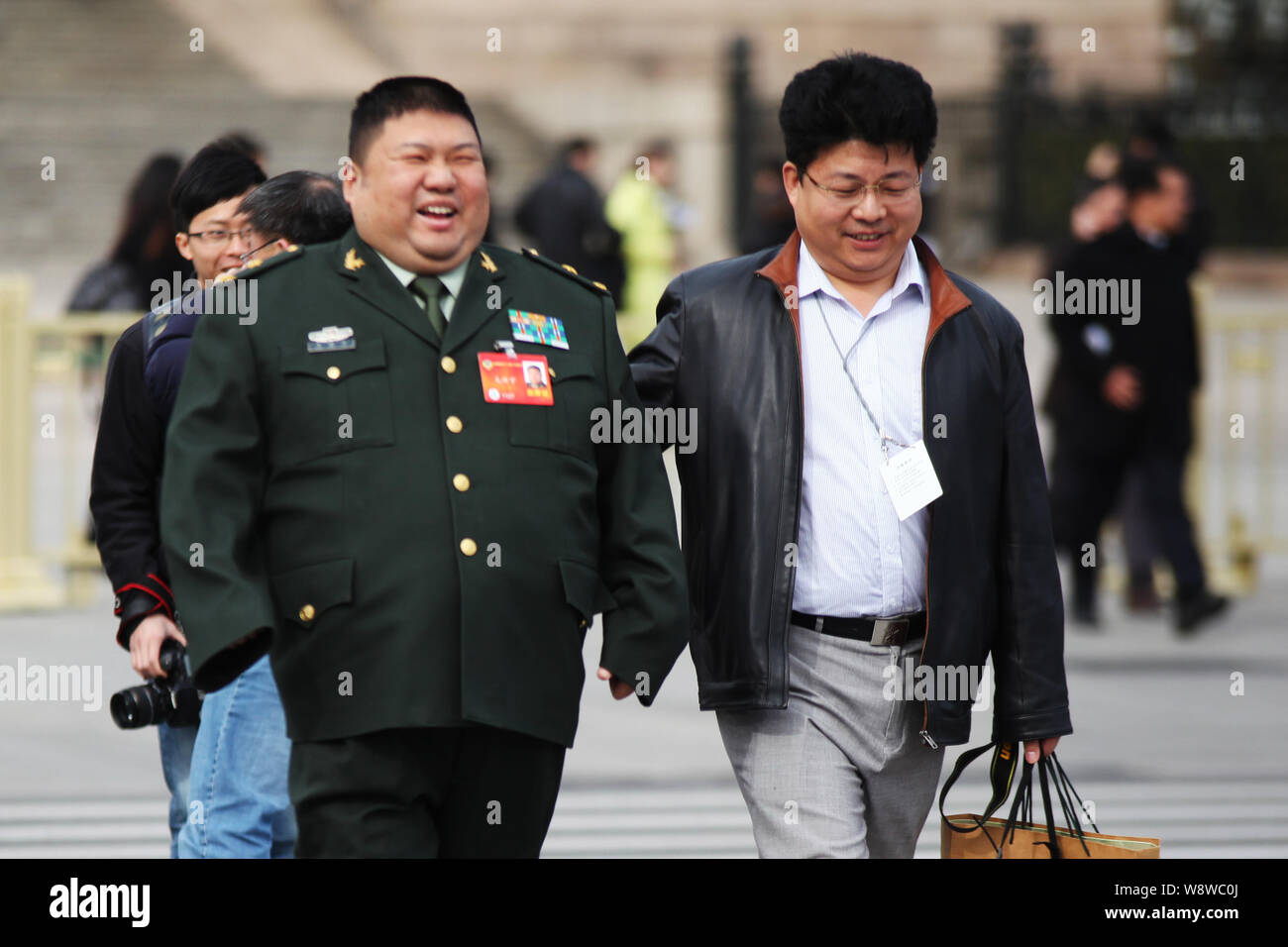 Mao Xinyu, left, grandson of Mao Zedong, founding father of the Peoples ...