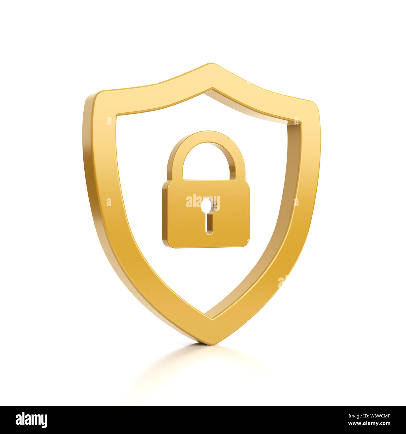 Yellow outline shield shape hi-res stock photography and images - Alamy