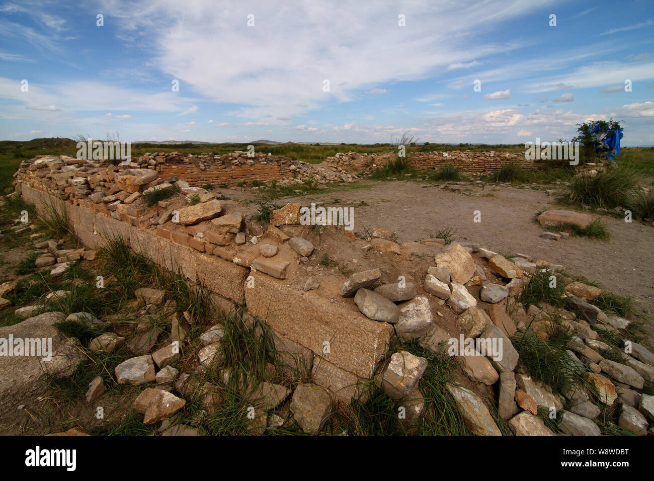 View of the Site of Xanadu (Shangdu), which was the capital of Kublai ...