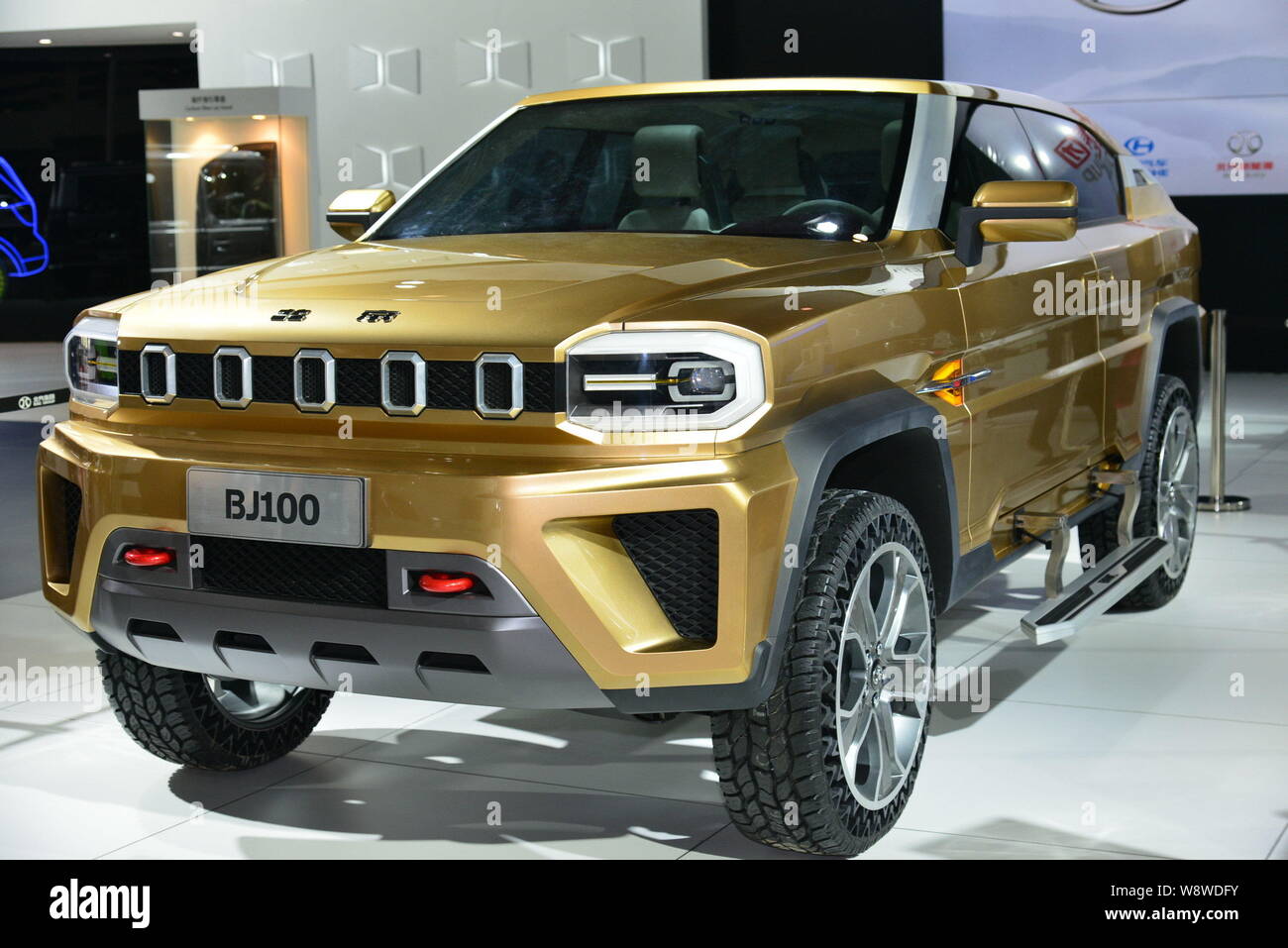 --FILE--A BJ100 SUV of BAIC Motor is displayed during a technology fair ...