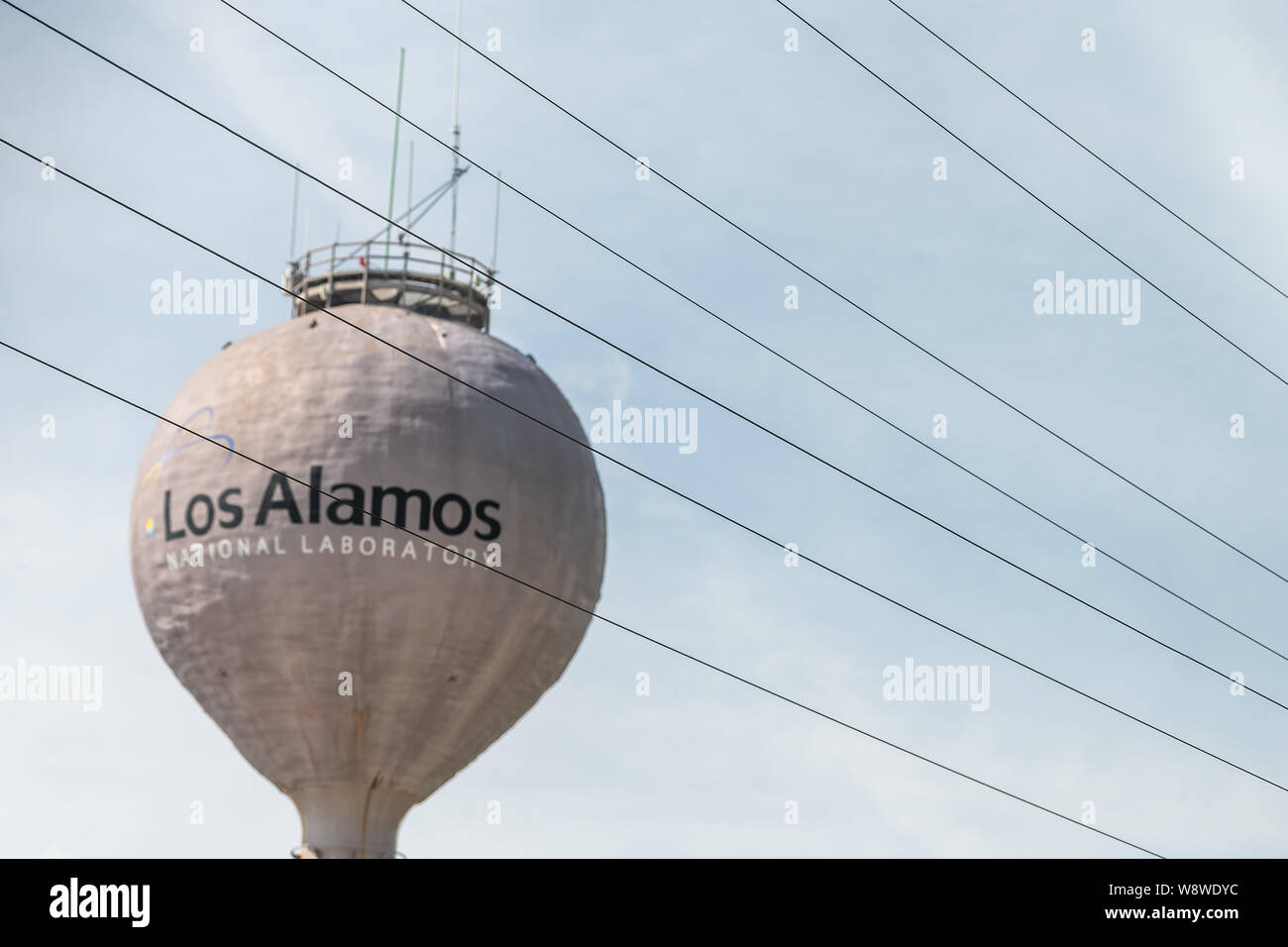 Los Alamos, USA - June 17, 2019: City in New Mexico with view of water ...