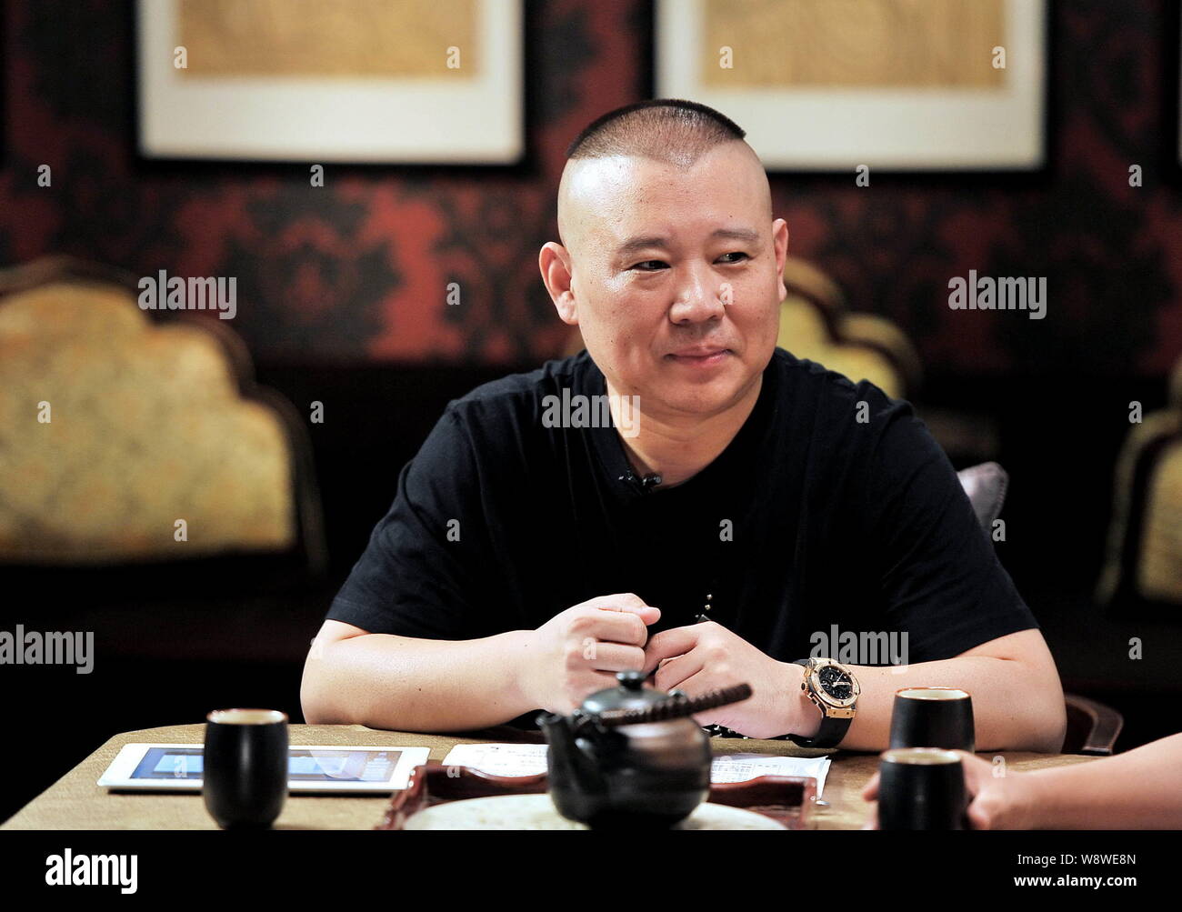 --FILE--Chinese comedian and crosstalk actor Guo Degang is pictured at ...
