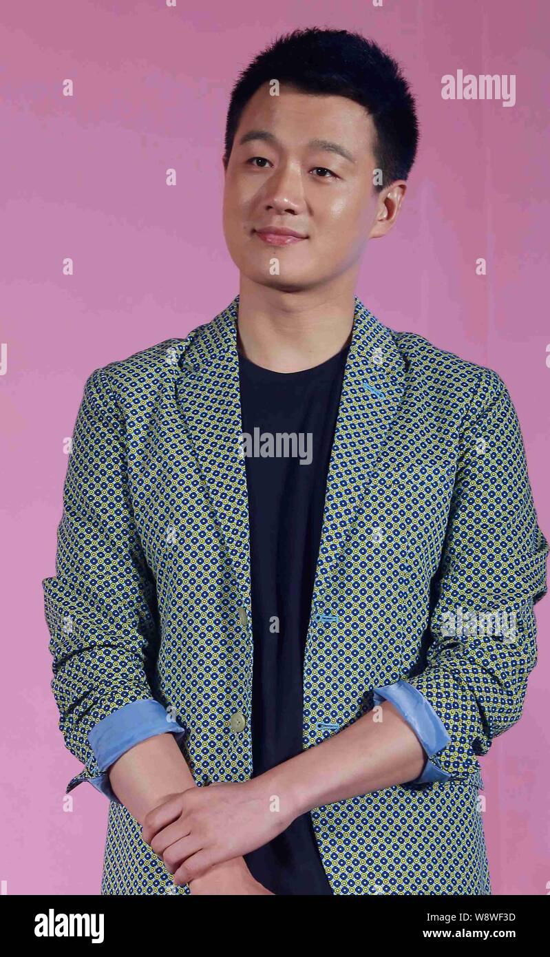 Chinese actor Tong Dawei poses during a press conference for his new ...