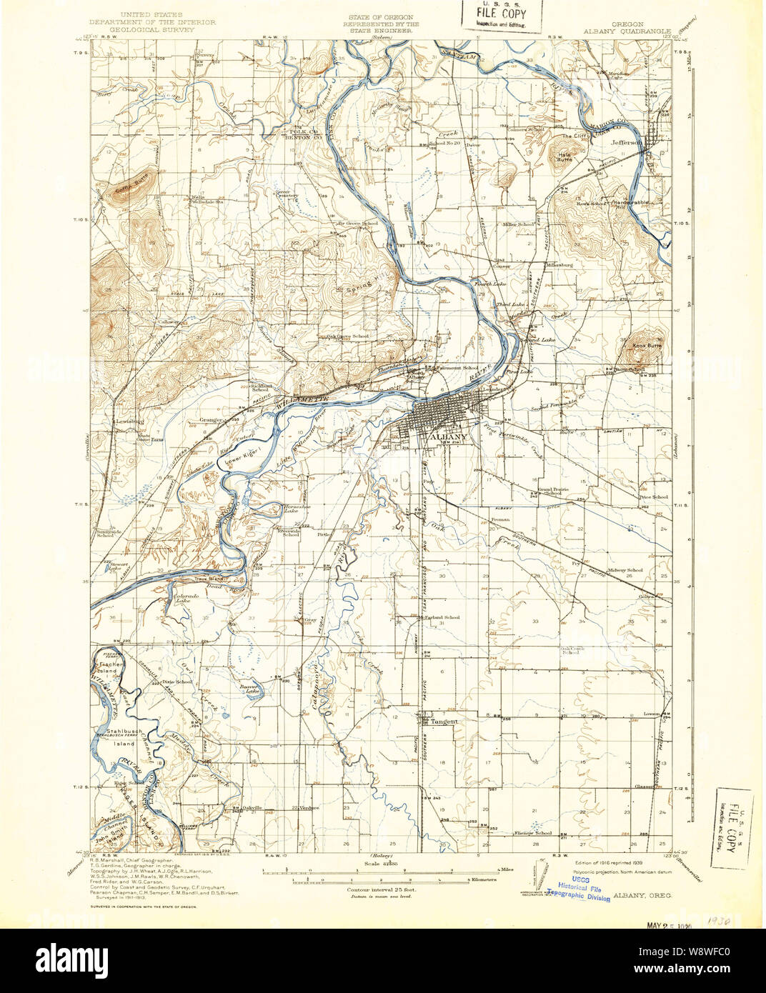 Historical albany map hi-res stock photography and images - Alamy
