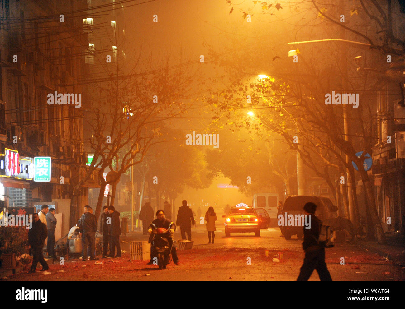 Caused by fireworks hi-res stock photography and images - Alamy