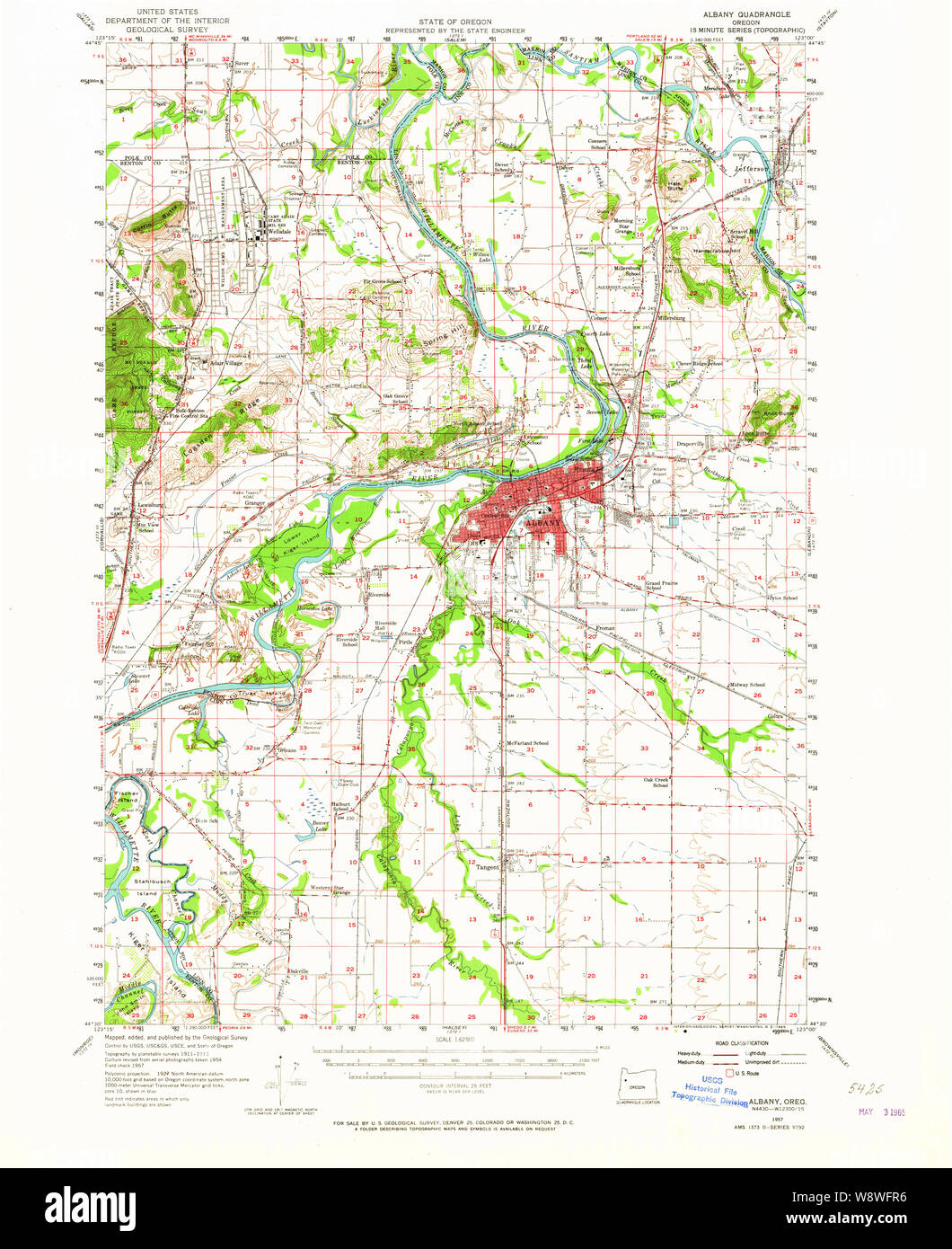 Historical albany map hi-res stock photography and images - Alamy