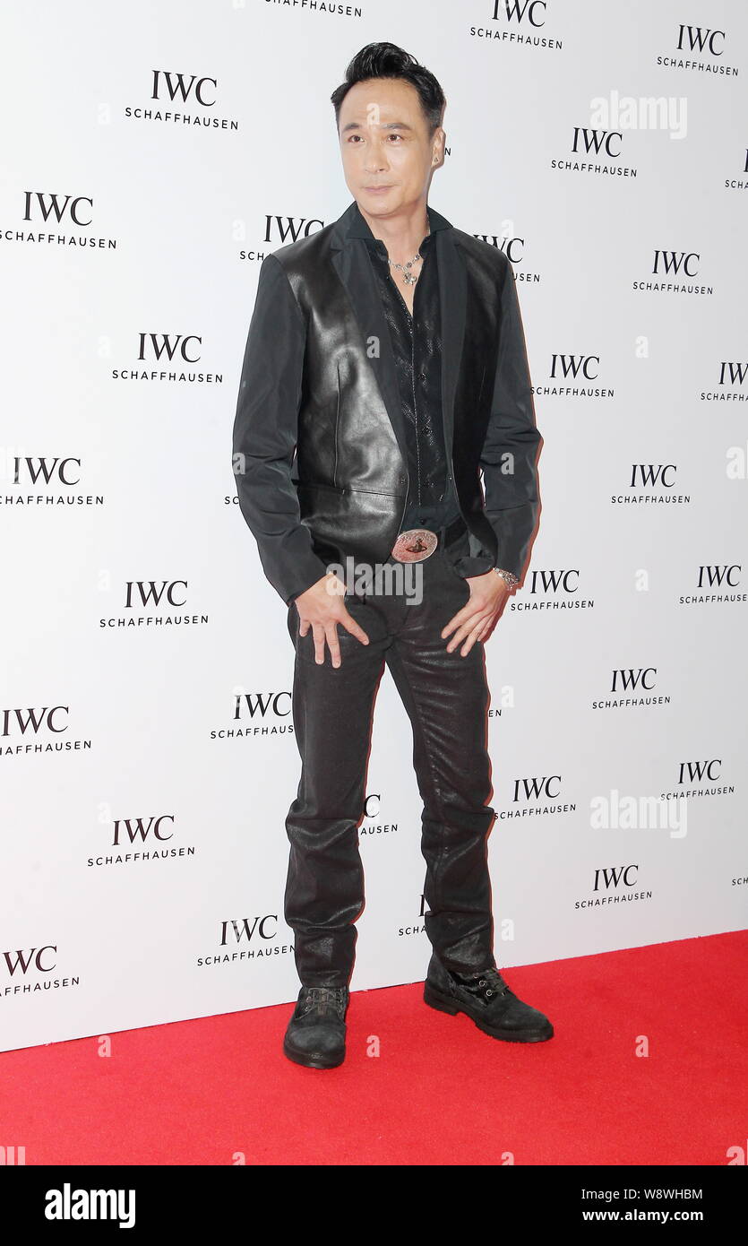 Hong Kong actor Francis Ng poses on the red carpet as he arrives for ...