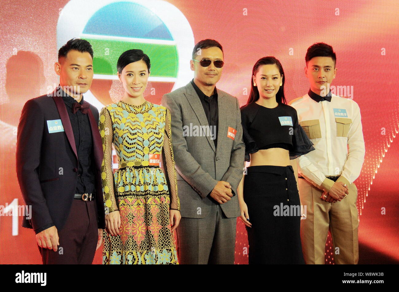 (From left) Hong Kong actor Ben Wong, actress Charmaine Sheh, actor ...
