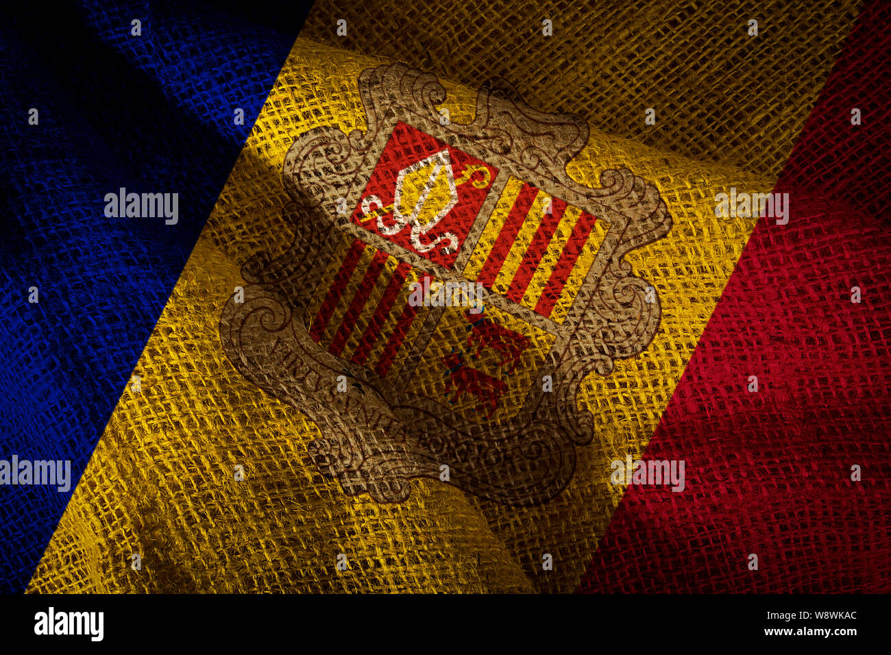 Andorra flag texture hi-res stock photography and images - Alamy