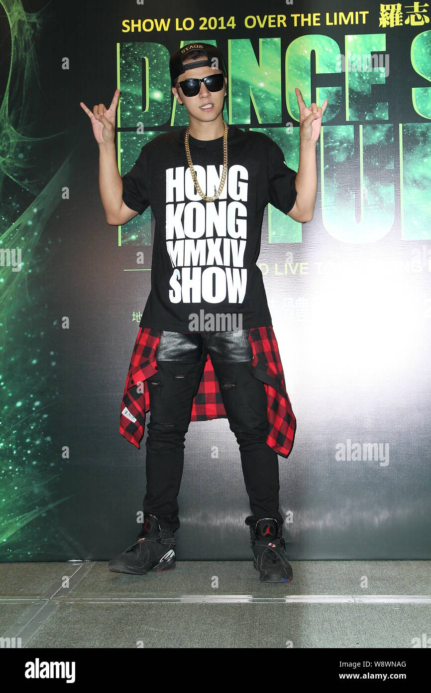 Taiwanese singer Show Lo poses at the after-party following the concert ...