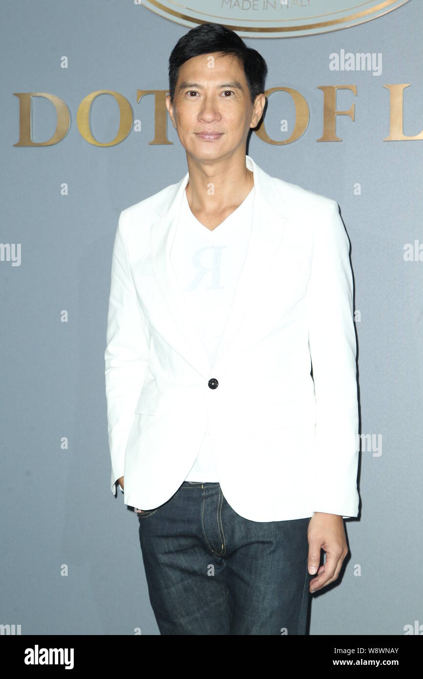 Hong Kong actor Nick Cheung poses during the opening party for Tod's ...