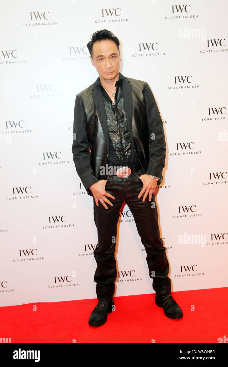 Hong Kong actor Francis Ng poses on the red carpet as he arrives for ...