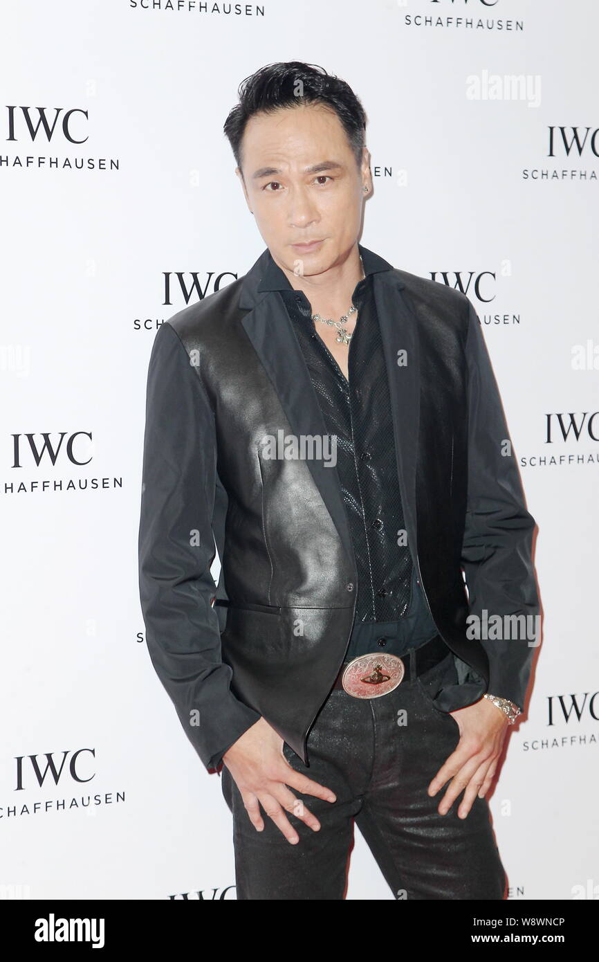 Hong Kong actor Francis Ng poses on the red carpet as he arrives for ...