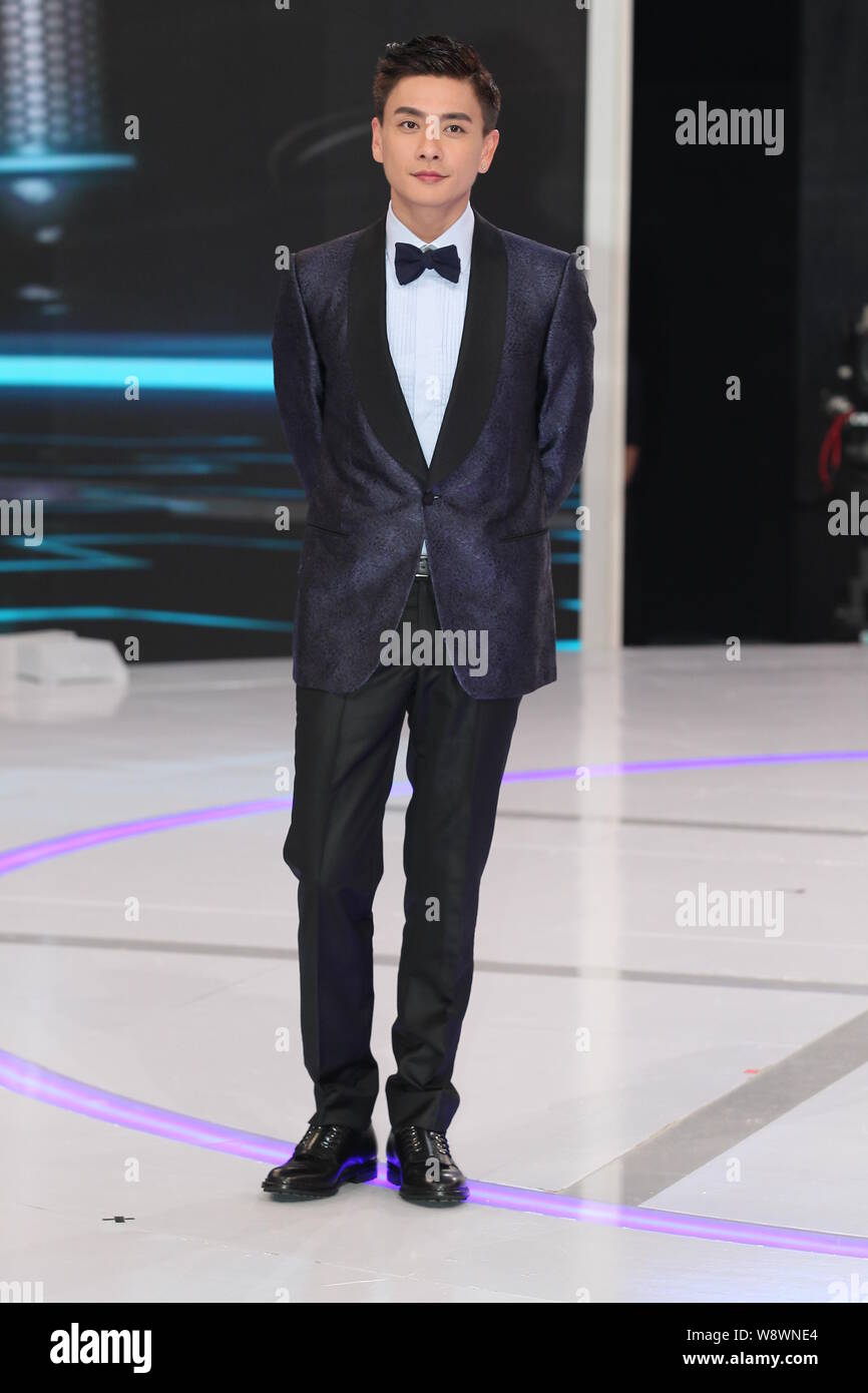 Hong Kong actor Bosco Wong poses during the semi-final of the Miss Hong ...