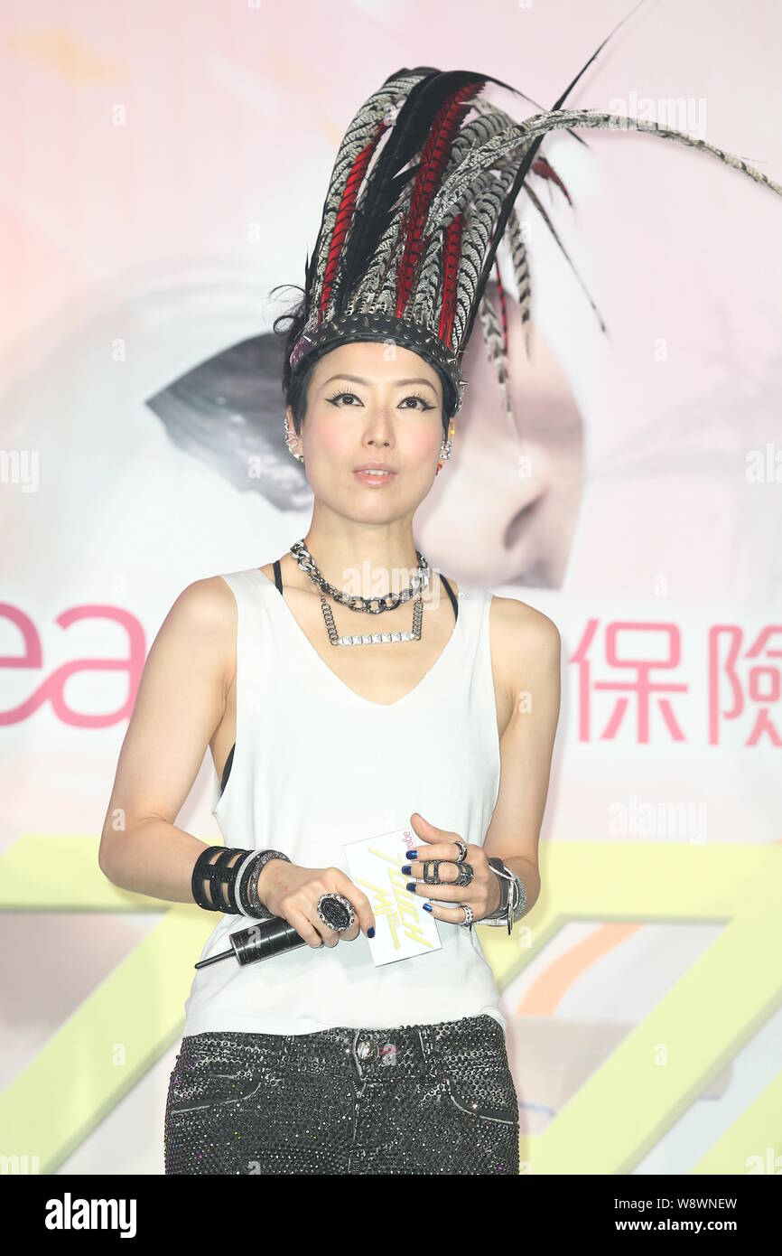 Hong Kong actress and singer Sammi Cheng poses during a press ...