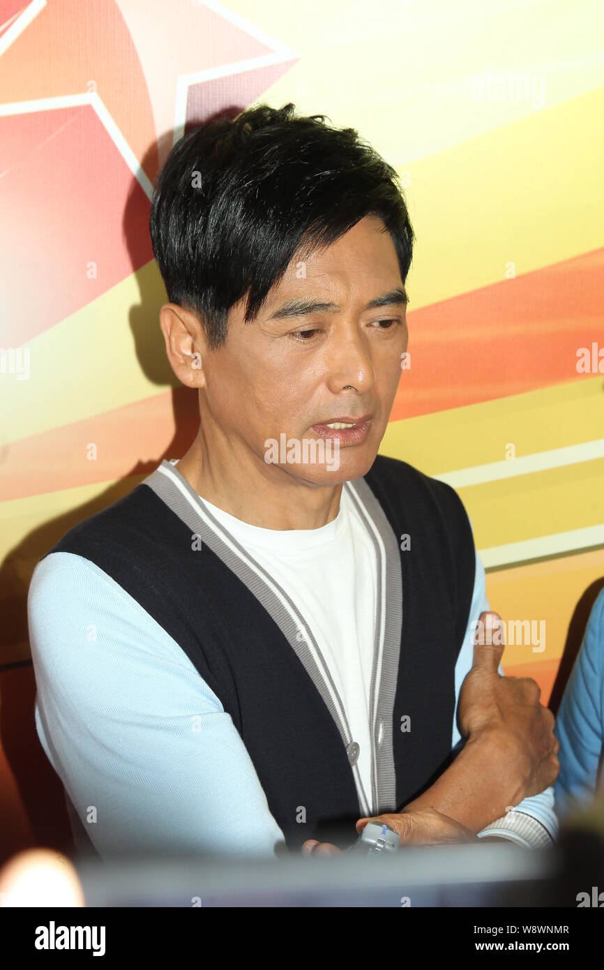 Hong Kong actor Chow Yun-fat attends a shooting ceremony for his movie ...