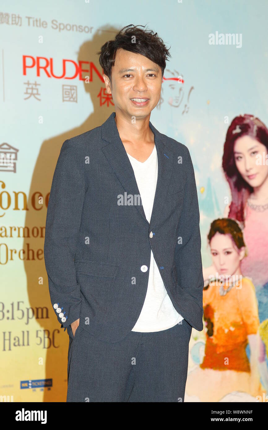 Hong Kong singer Hacken Lee poses at a press conference for the Disney ...