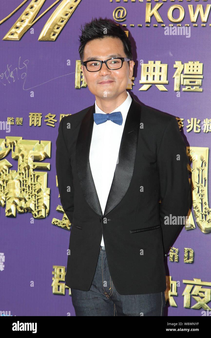 Hong Kong actor Gordon Lam Ka-tung poses during a premiere for his new ...