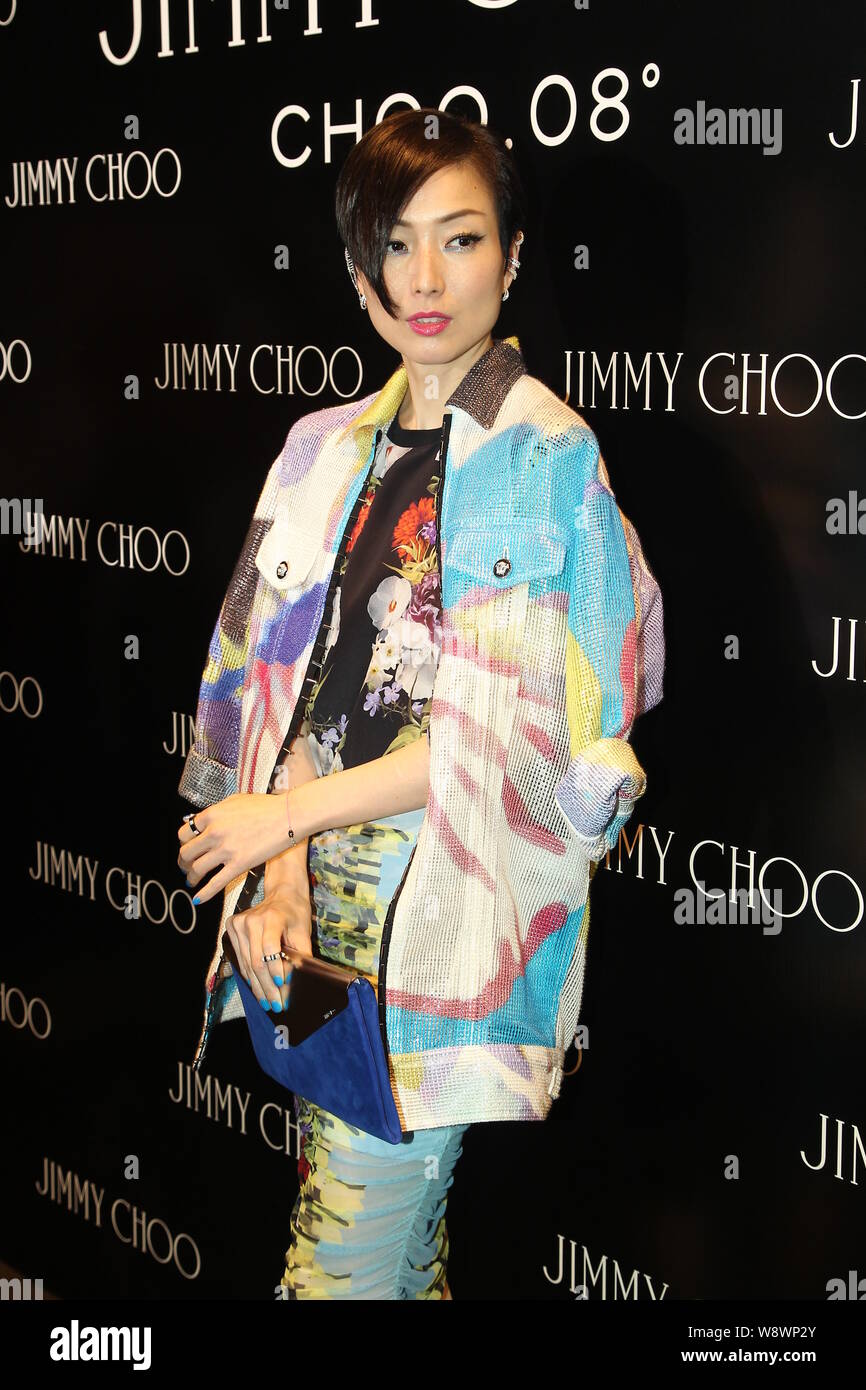 Hong Kong actress and singer Sammi Cheng poses during a launch event ...