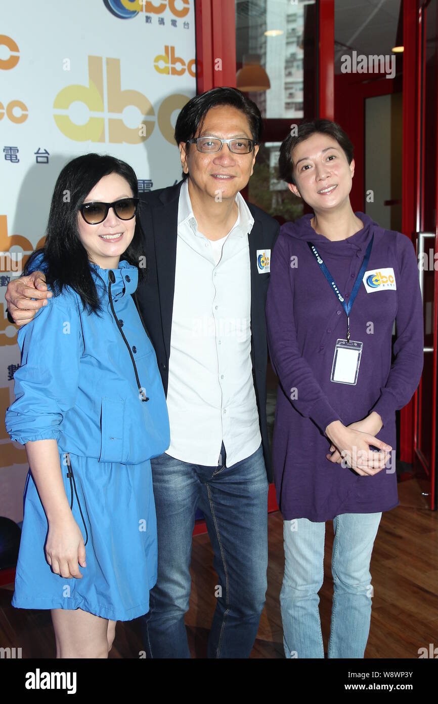 (From left) Hong Kong actress Margie Tseng, actor Anthony Chan, actress ...
