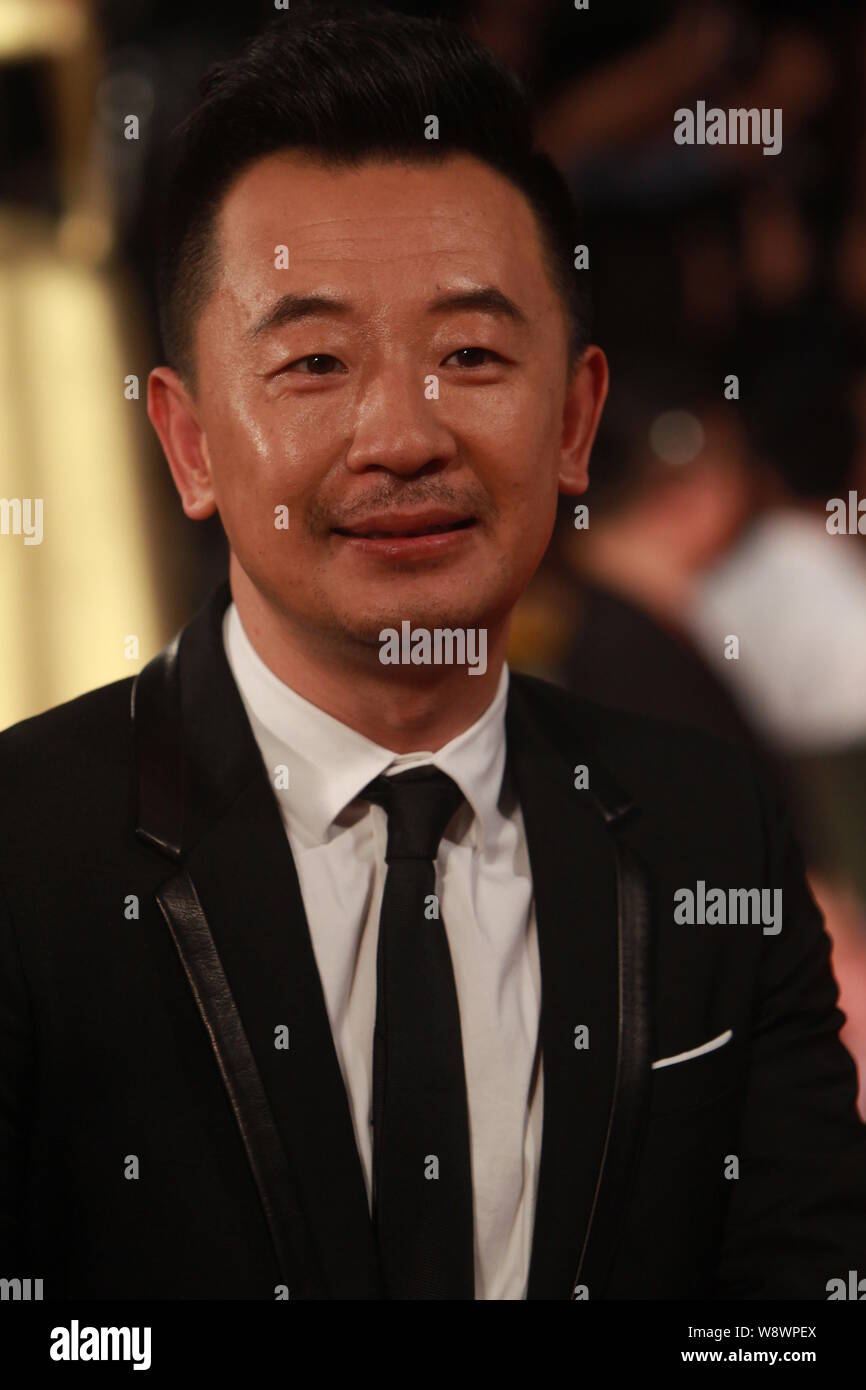--FILE--Chinese actor Huang Haibo poses on the red carpet during the ...