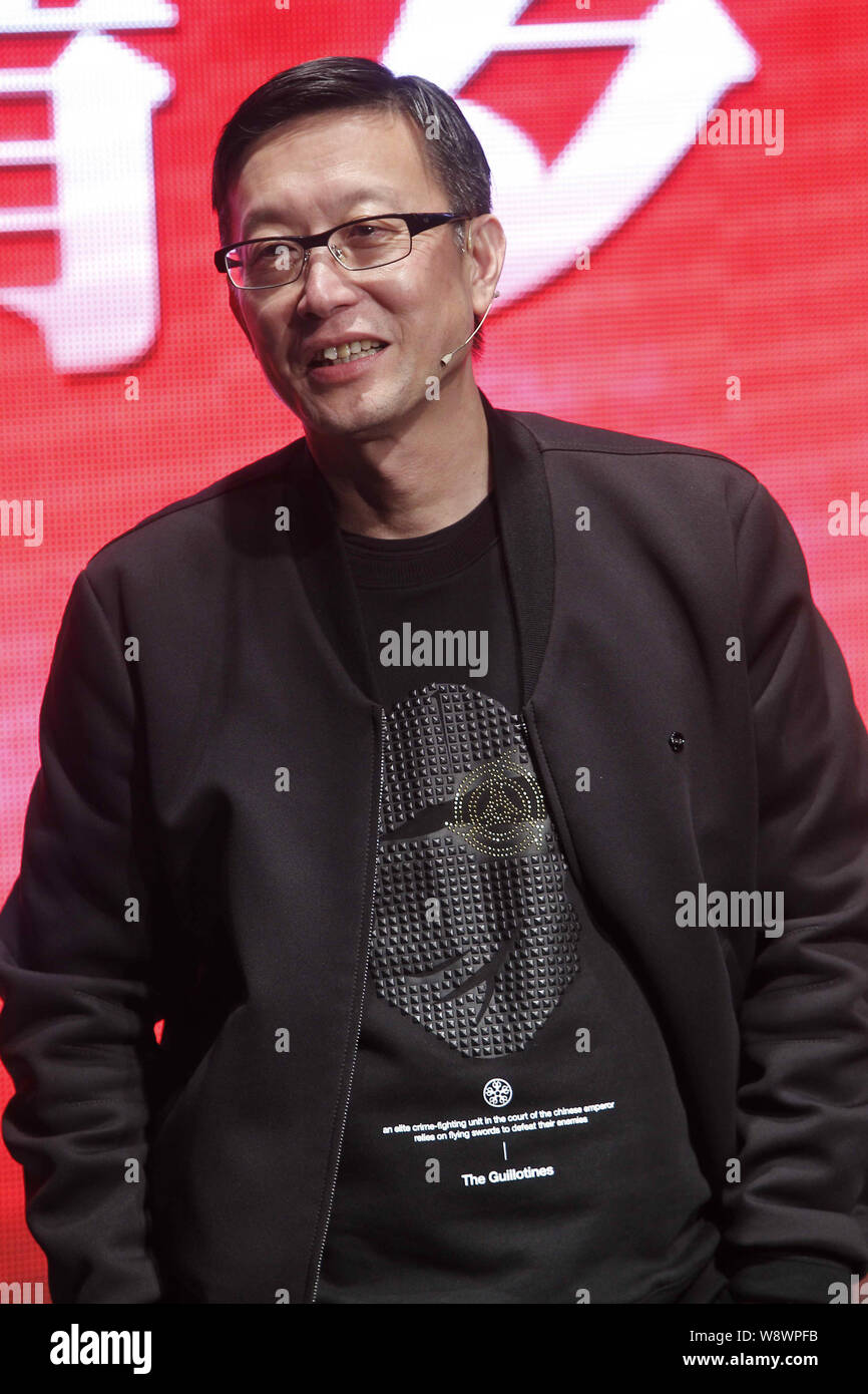 Hong Kong director Andrew Lau Wai-keung poses during a press conference ...