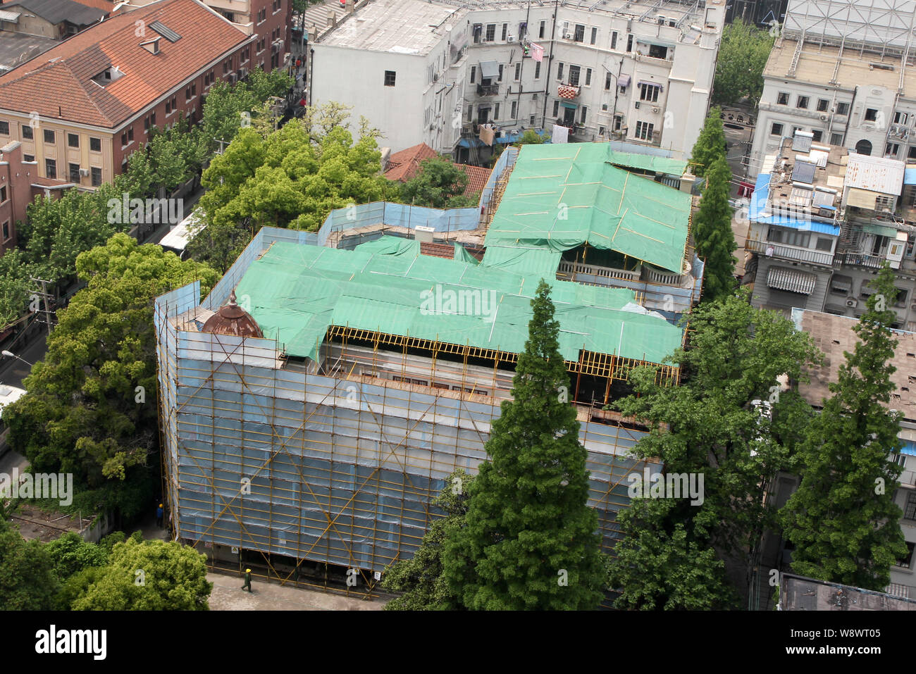 The century-old mansion, a former residence of Chinese capitalist Rong ...