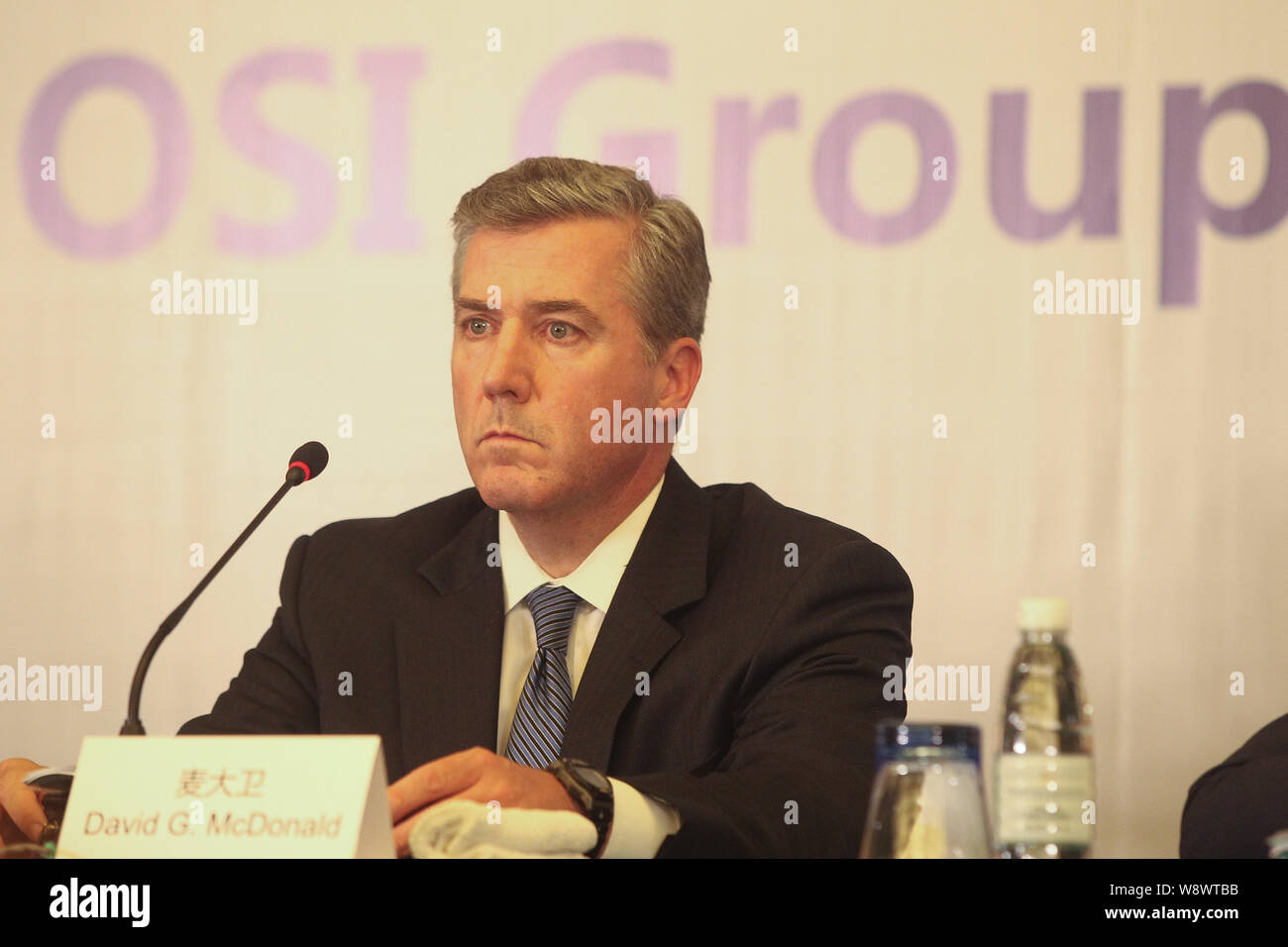 David G. McDonald, president and chief operating officer of the OSI ...