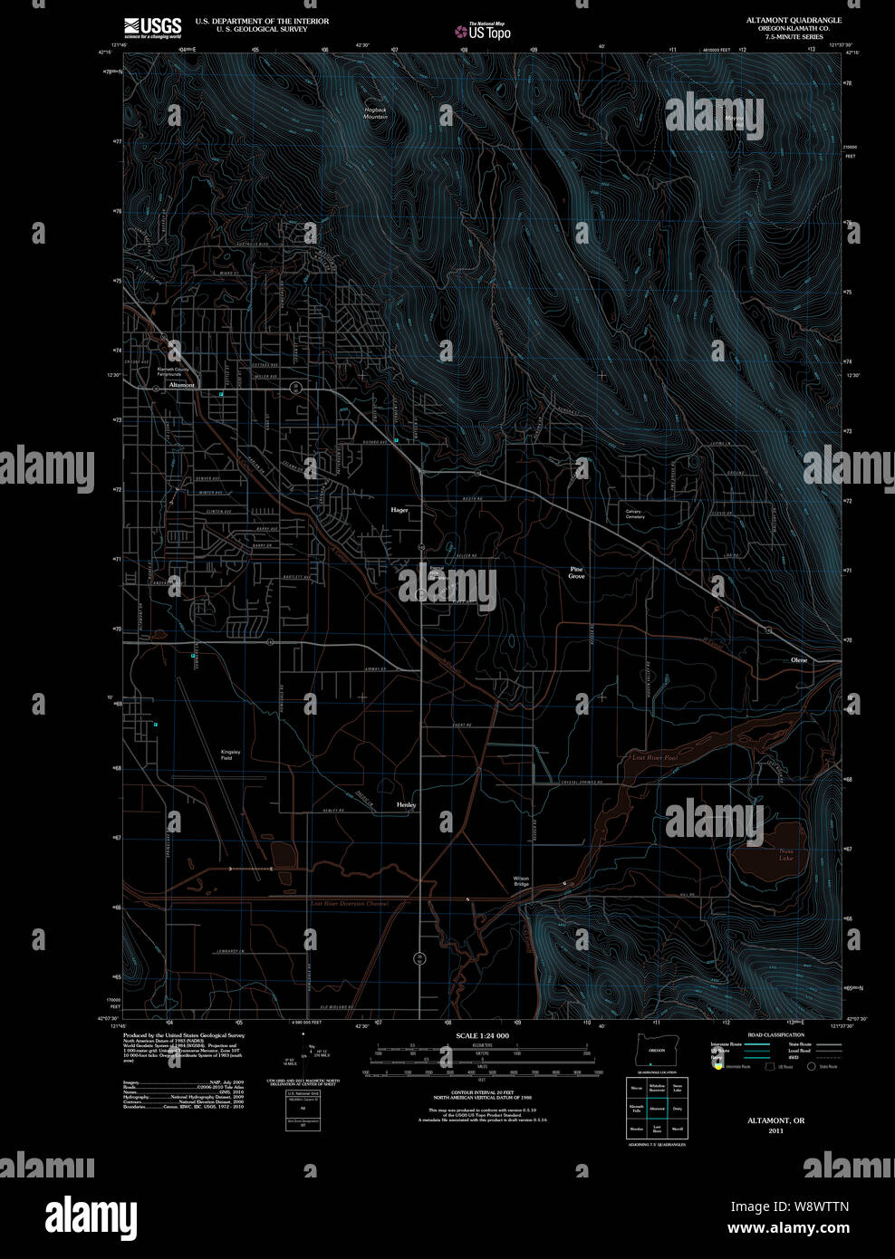 Map of altamont hi-res stock photography and images - Alamy