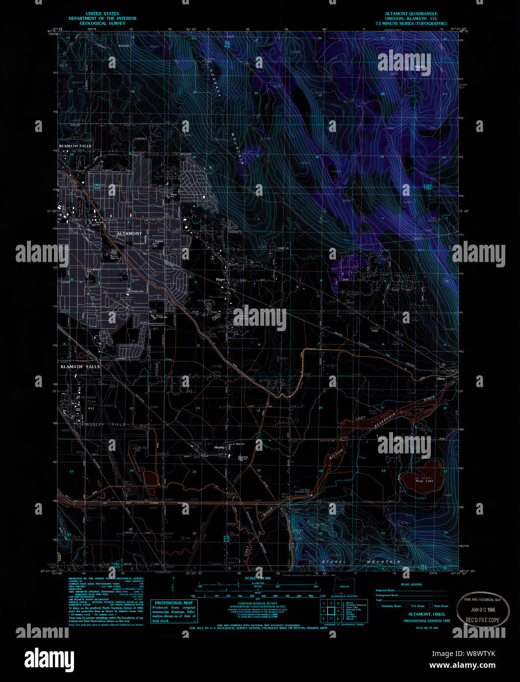 Map of altamont hi-res stock photography and images - Alamy